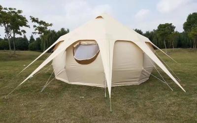 China 285G Outdoor Camping  Tent Waterproof PU3000MM Cotton Glamping Canopy for sale