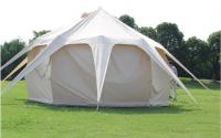China 285G Outdoor Camping  Tent Waterproof PU3000MM Cotton Glamping Canopy for sale