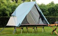 China Explore the Outdoors with Our Outdoor Camping Tents 200*120*95CM Blue 210D Polyester Oxford Tent Cot with Folding Camp Bed for sale