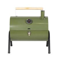 China Outdoor Cool Camping Accessories 12 Inch Portable Grills With Smoker Chimney for sale