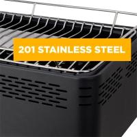 China Portable Mini Stainless Steel Tabletop BBQ Charcoal Lotus Grills 34X25.5CM For Outdoor for sale