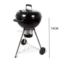 China Black Steel Cooking Grate Portable Charcoal Barbeque Grill Custom Outdoor 18 Inch for sale