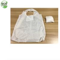 China 60 X 44CM Custom Printing Eco Friendly Accessories RPET 210T Shopping Bag White Color for sale