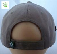 China Outdoor Eco Friendly Accessories Custom 100% RPET Baseball Cap 6 Panels Sustainable for sale