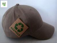 China Outdoor Eco Friendly Accessories Custom 100% RPET Baseball Cap 6 Panels Sustainable for sale