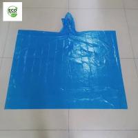 China 50*80'' Custom PLA Unisex Disposable Poncho Sustainable 100% Biodegradable for sale