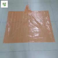 China 50*80'' Custom PLA Unisex Disposable Poncho Sustainable 100% Biodegradable for sale