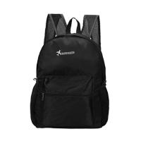 China Reflective Foldable Travel Mountain Climbing Backpack RPET Oxford Diamond Mesh Polyester for sale