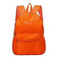 China Reflective Foldable Travel Mountain Climbing Backpack RPET Oxford Diamond Mesh Polyester for sale