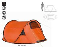 China 180X235X100CM Custom Outdoor Waterproof Coated 190T Polyester 3-Person Pop Up Camping Tent for sale