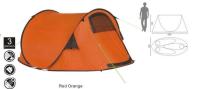 China 180X235X100CM Custom Outdoor Waterproof Coated 190T Polyester 3-Person Pop Up Camping Tent for sale