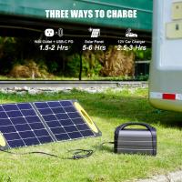 China Custom Outdoor Portable Camping Power Station Aluminum Shell 500W 300 X 160 X 237MM for sale