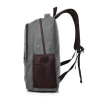 China Custom Outdoor Casual Waterproof Cotton Canvas Travel Backpack 16oz 30 X 18 X 48CM for sale