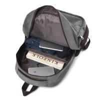 China Custom Outdoor Casual Waterproof Cotton Canvas Travel Backpack 16oz 30 X 18 X 48CM for sale