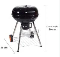 China Outdoor Cool Camping Accessories Portable Metal Steel Barbeque Grills 14 / 18 / 22 Inch for sale