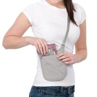 China Neck Wallet Multifunctional Waterproof Travel Bag Slim Anti Theft RFID Blocking for sale