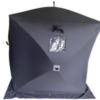 China 147*147*165CM Ice Shelter Ventilated Black 150D Polyester For Outdoors Camping for sale