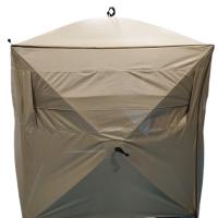 China Outdoor PU Coated 210D Oxford Polyester Folding Portable Hunting Tents 150*150*170CM for sale