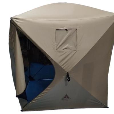 China Outdoor PU Coated 210D Oxford Polyester Folding Portable Hunting Tents 150*150*170CM for sale