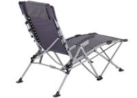 China Steel Tube Frame Portable Compact Camping Folding Beach Lounge Chairs 65*105*53CM for sale