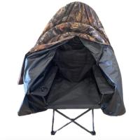 China Portable Camouglage 150D PU Coated Polyester Oxford Folding Chair Tents For Camping for sale