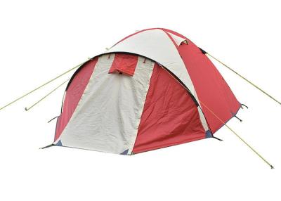 China 350*210*135CM Outdoor Four Season Camper Shelter PU Coated Double Layer Trekking Tent for sale