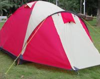 China 350*210*135CM Outdoor Four Season Camper Shelter PU Coated Double Layer Trekking Tent for sale