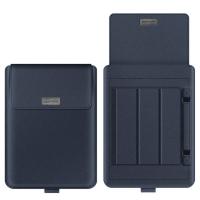 China Modern Luxury Slim Design Multifunctional PU Laptop Sleeve Bags For 13'' Notebook Velcro Closure for sale