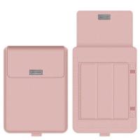 China Modern Luxury Slim Design Multifunctional PU Laptop Sleeve Bags For 13'' Notebook Velcro Closure for sale