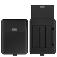 China Modern Luxury Slim Design Multifunctional PU Laptop Sleeve Bags For 13'' Notebook Velcro Closure for sale