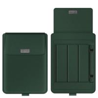 China Modern Luxury Slim Design Multifunctional PU Laptop Sleeve Bags For 13'' Notebook Velcro Closure for sale