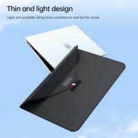 China Fashion Luxury Brown PU Laptop Liner Case Sleeve Bag For On-The-Go Professionals for sale
