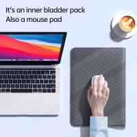 China Fashion Luxury Brown PU Laptop Liner Case Sleeve Bag For On-The-Go Professionals for sale