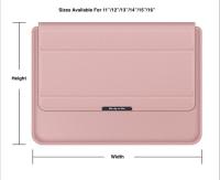 China 3 In 1 Multi Purpose Folder Design PU 13'' Notebook Protective Sleeve With Magnet Closure for sale
