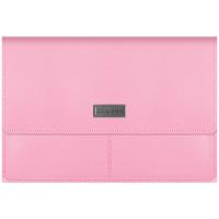 China 13'' Pink PU Protective Sling Bag Closure Flap Velcro For Notebook Carrier Protector for sale
