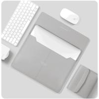 China 13'' Pink PU Protective Sling Bag Closure Flap Velcro For Notebook Carrier Protector for sale