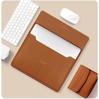 China 13'' Pink PU Protective Sling Bag Closure Flap Velcro For Notebook Carrier Protector for sale