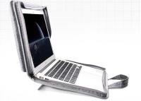 China Multi Purpose Grey Oxford Portable Computer Bag With Fashion Element And Stitching Design for sale