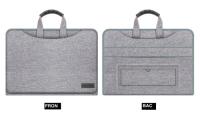 China Multi Purpose Grey Oxford Portable Computer Bag With Fashion Element And Stitching Design for sale