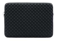 China 7mm Foam Padding Laptop Sleeve Bags Grey Compression Film Design With Zipper Closure for sale