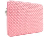 China 7mm Foam Padding Laptop Sleeve Bags Grey Compression Film Design With Zipper Closure for sale