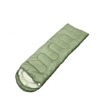 China Waterproof 200GSM Hollowfiber Mountain Sleeping Bags Camouflage Envelope Design for sale