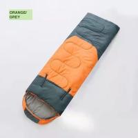 China 80''*28'' Waterproof Green 1 Person Envelope Design Mountain Sleeping Bags 190T Polyester for sale