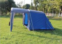 China Waterproof PU Coated 190T Polyester Inflatable Camping Tents High Capacity 400*300*210CM for sale