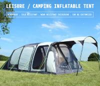 China 620*310*200CM Grey Blow Up Camper Tents Waterproof PU3000MM Windproof Lightweight for sale