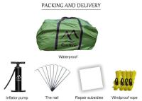 China Multi Purpose Deluxe Queen Type Air-Filled Outdoor Shelters Party Tent 800*320*220CM for sale