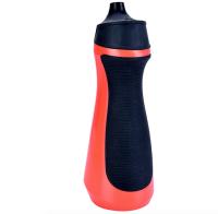China 600ml Workout Water Bottles Red Plastic Non Slip Drinking Flask BPA Free 8.9X8.8X23.7 cm for sale