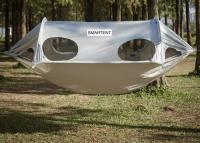 China 270*140CM 210T Silver Coated Polyester Space Capsule Design Outdoor Camping Hammock Mosquito Proof Sun Protection for sale