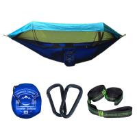 China Outdoor Lightweight Portable Mosquito Proof Camouflage 70D Ripstop Nylon Camping Hammock 270*140CM for sale