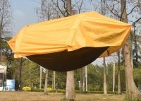 China 270*140CM Outdoor Yellow Waterproof 210T Polyester Portable Camping Tent 70D Ripstop Nylon Mosquito Net Hammock 2 In 1 for sale